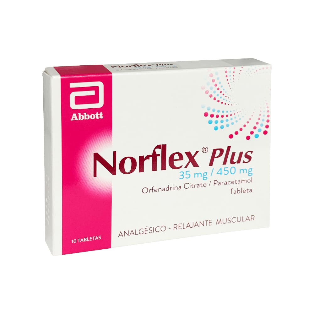 Norflex Plus 35 mg + 450 mg Tableta 10 und