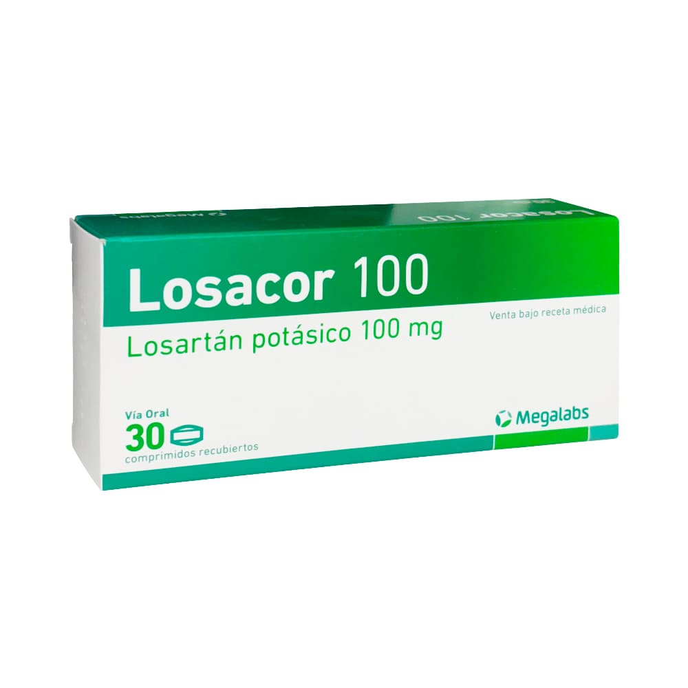 Losacor 100 mg Comprimidos Recubiertos 30 und