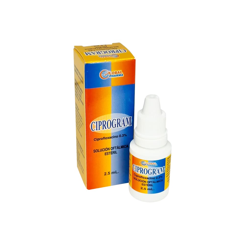 Ciprogram 0.3% Solución Oftálmica 2.5 ml