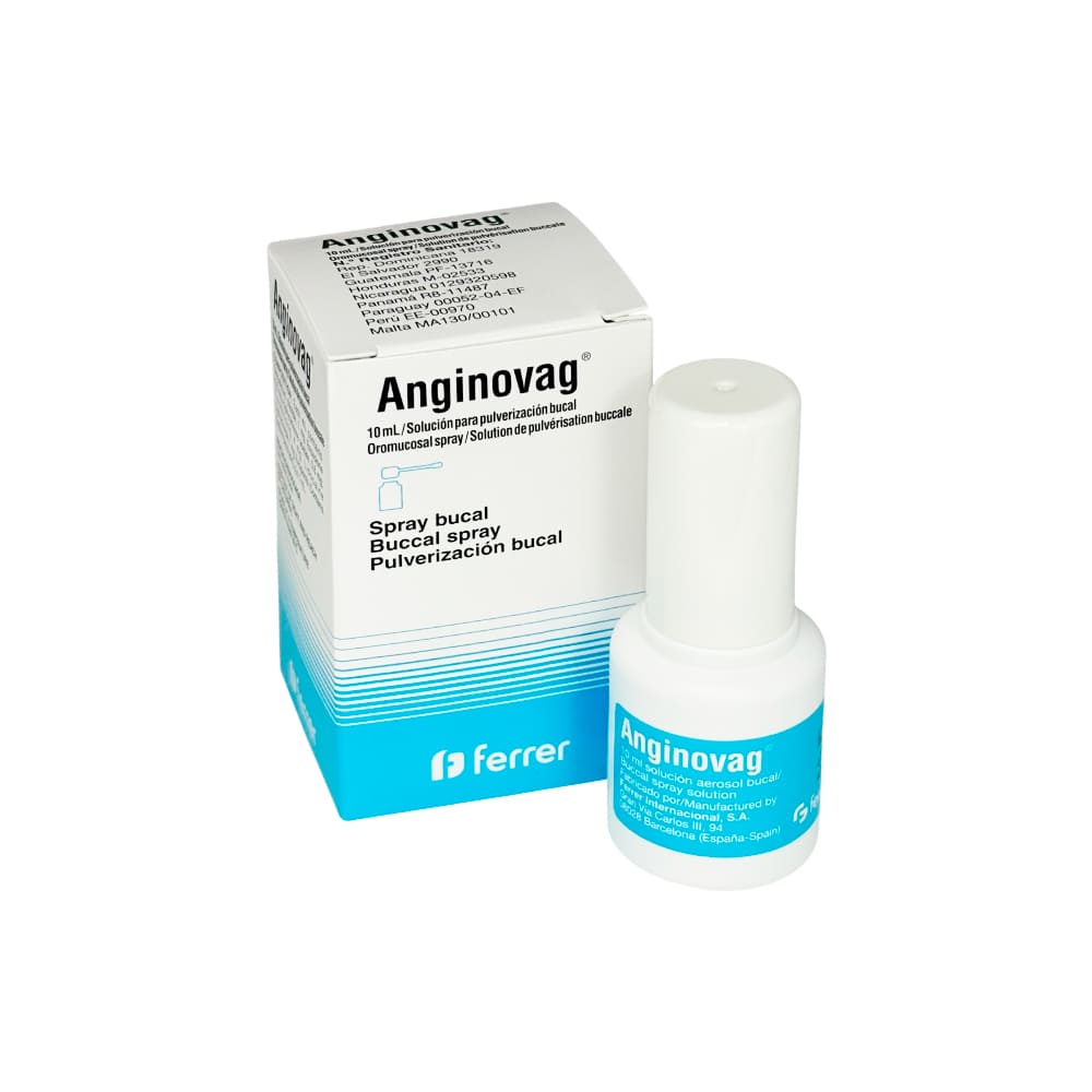 Anginovag Solución para Pulverización Bucal 10 ml