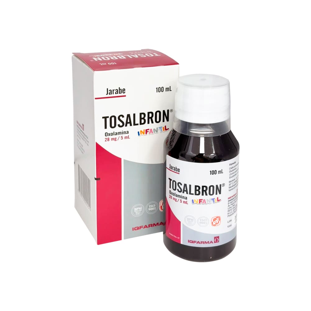 Tosalbron Infantil 28 mg/5 ml Jarabe 100 ml