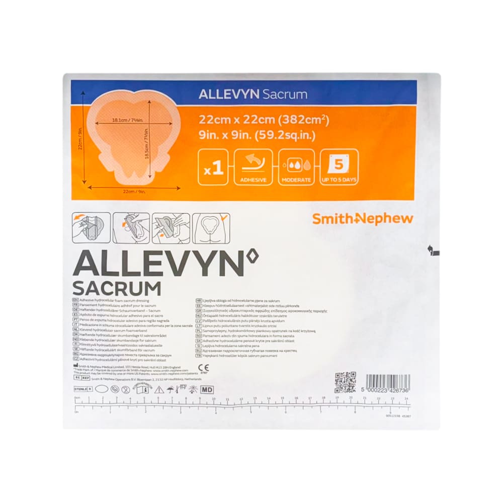 Allevyn Sacrum Apósito (22 x 22 cm) 1 und Precio + Delivery Gratis